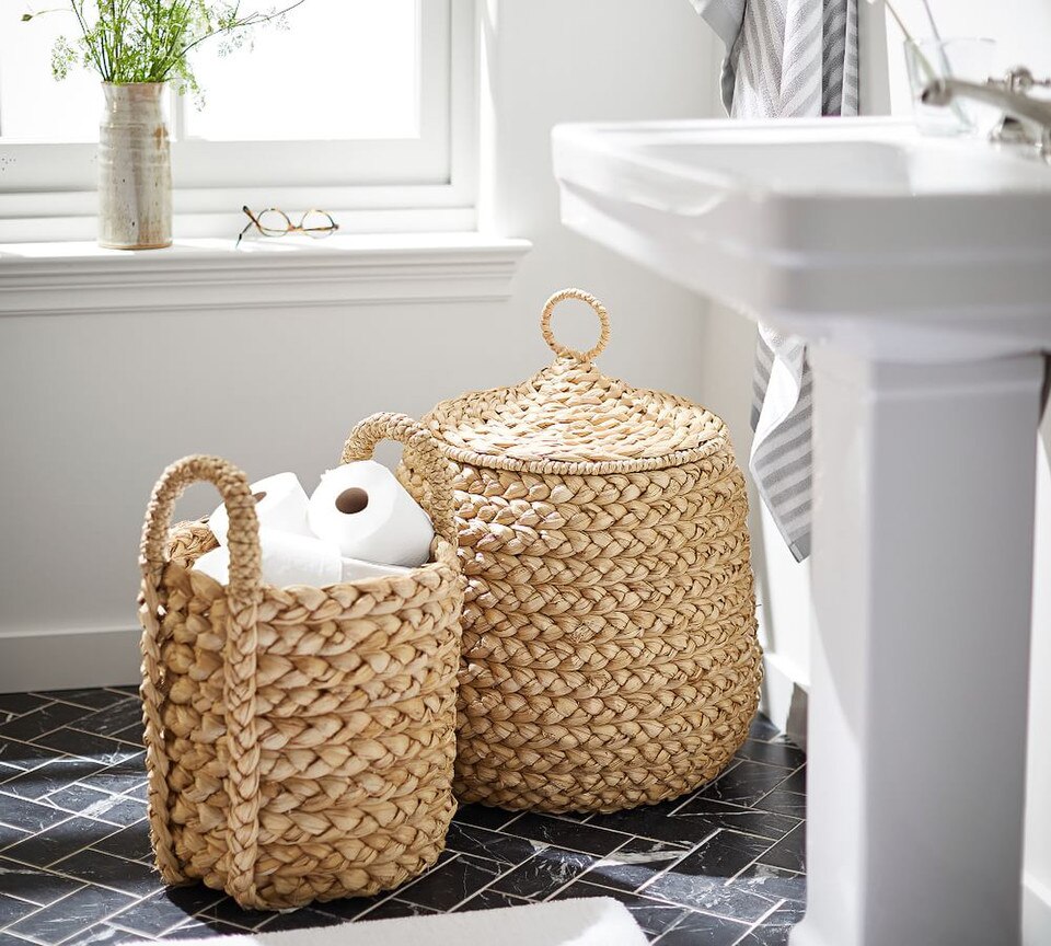 Beachcomber Handwoven Seagrass Basket Collection | Pottery Barn Australia